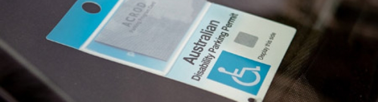 acrod-disability-parking-permit-displayed-through-car-window | ACROD