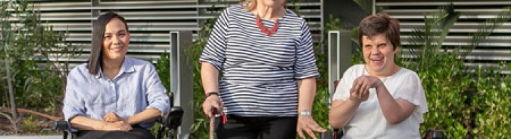 three-women-in-an-acrod-parking-bay | ACROD